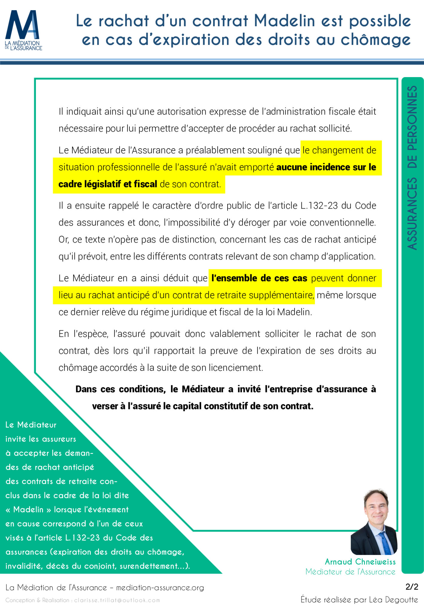 Le rachat anticipé du contrat d'épargne retraite - Association Léo ...